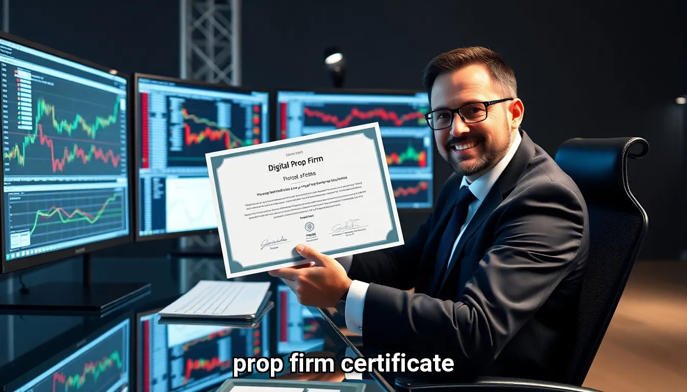 prop firm certificate - PropX